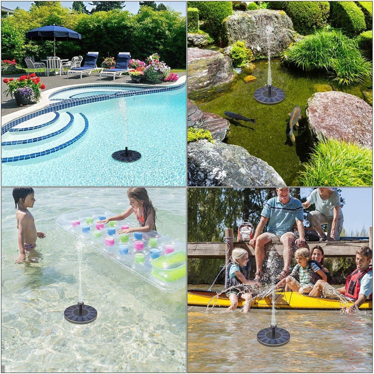 Plovoucí zahradní fontánka - solární | Insleva.cz